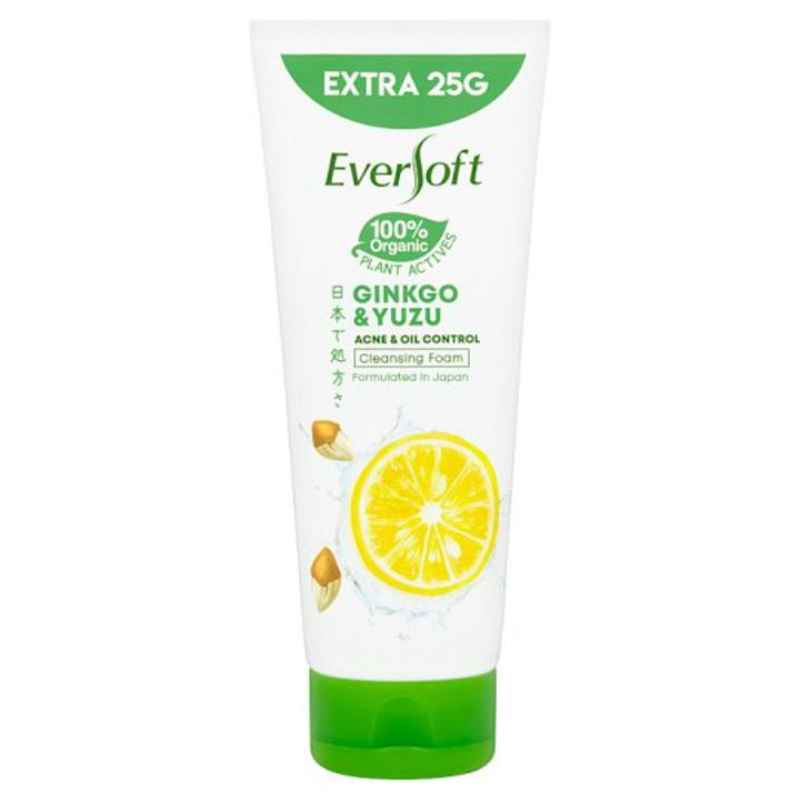 Eversoft Ginkgo & Yuzu Cleansing Foam Face Wash, 100gm | Daraz.com.bd