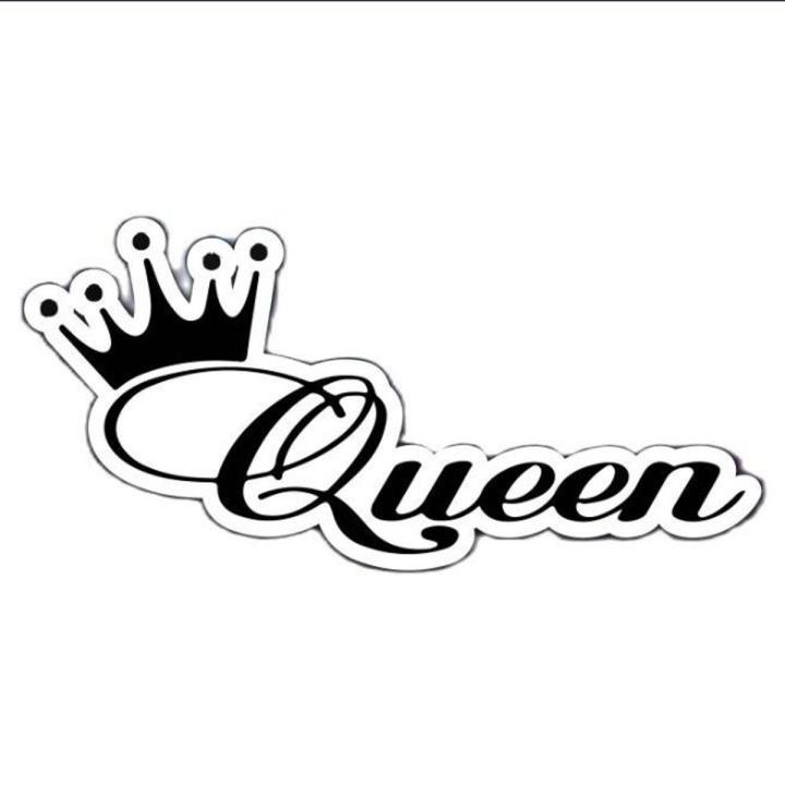 Sticker For Bike | Queen with crown | Best Quality ( Sticker_Mode ...
