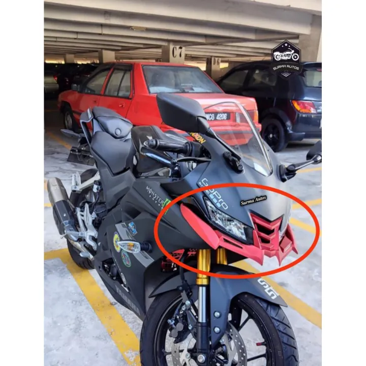 Motorcycle Front Winglet For YAMAHA R15 V3 Long New Winglet | Daraz.com.bd
