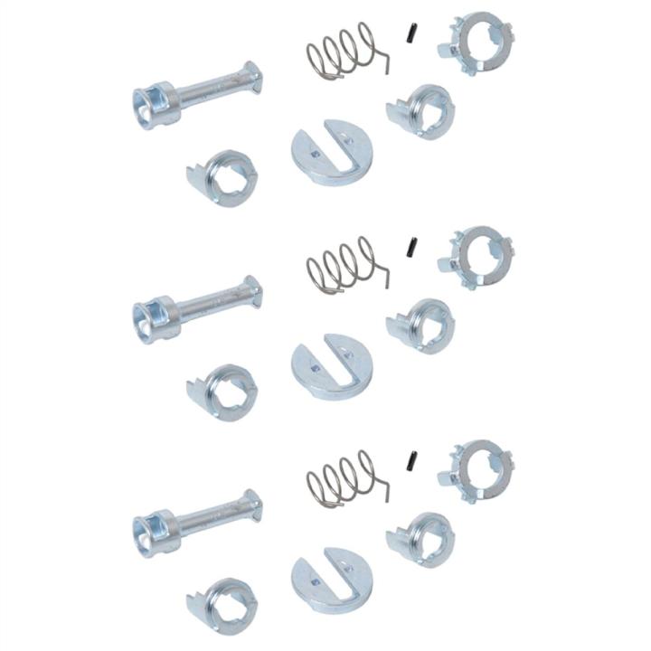 3X Car Front Left & Right Door Lock Cylinder Repair Kit Replacement ...