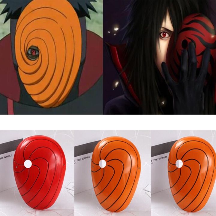 Cute Anime Coplay Mask for Akatsuki Obito Madara Ninja Tobi Uchiha ...