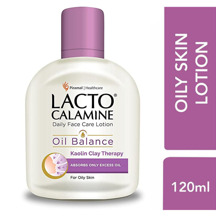 Lacto Calamine Oil Balance Daily Face Care Lotion Oily Skin - 120ml ...