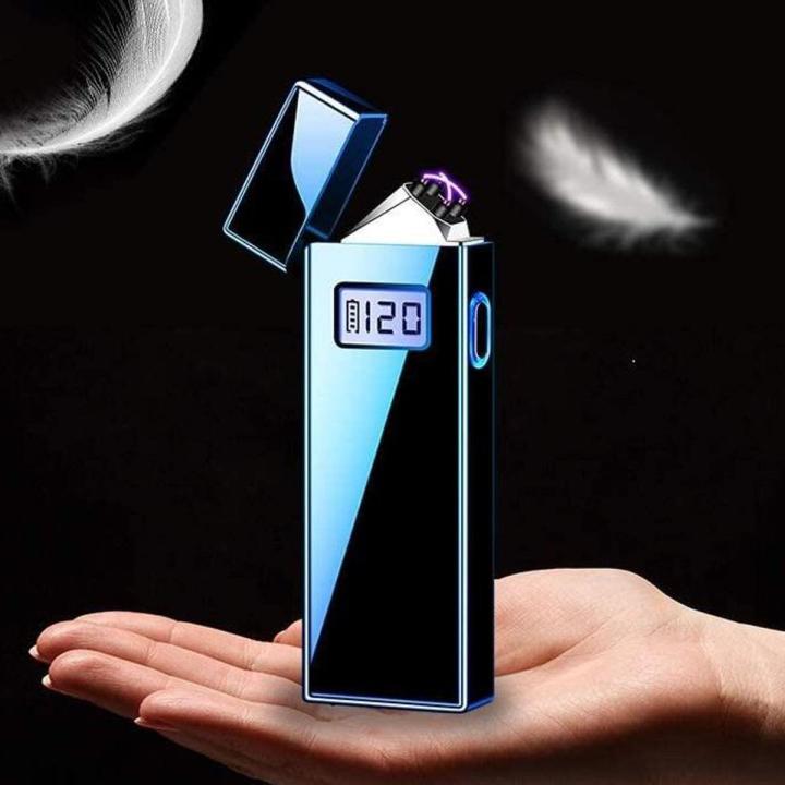 Usb Flash Strong Lighting Dual Arc Rear Charges Emergency Lighter ...