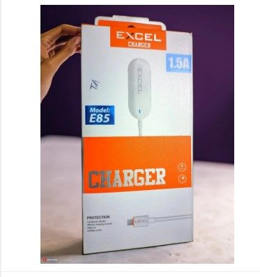 Excel charger E85, 1.5A Single port Wall Charger, Quick charging ...
