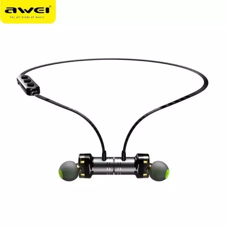 AWEI X670BL Bluetooth headset dual driver wireless headphones with ...