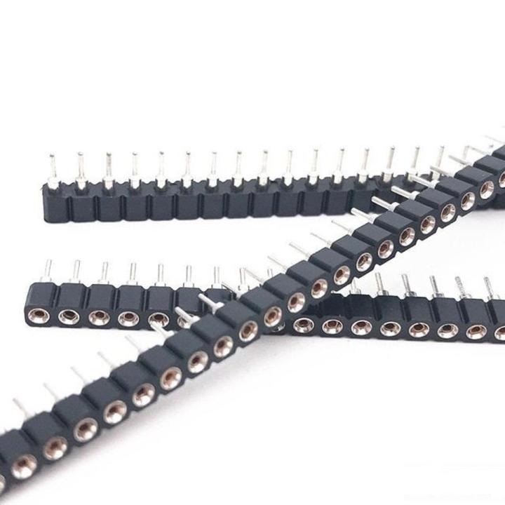 2Pcs- SNAPABLE 40x1 ROW FEMALE Header 40x1 Snap Able Straight Pins Single Row 2.54mm Pitch Pin ...