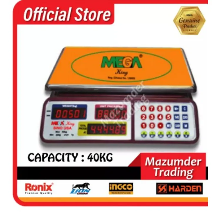 Mega Digital Weight Scales 40 KG | Daraz.com.bd