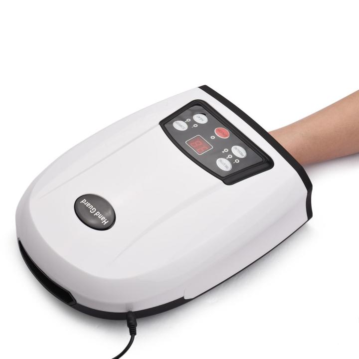 Electric Hand Massager Compressing Heat Function Timer Setting Pressure ...