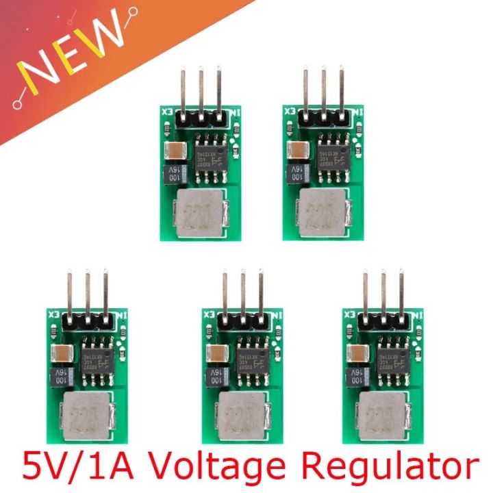 5Pcs 5V/1A Voltage Regulator Replace TO-220 Lm7805 7805 5V Positive ...