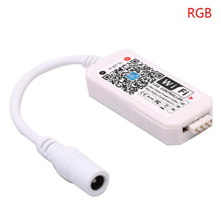 LED WiFi Controller Smart Voice Controller Remote RGB/RGBW For Strip ...