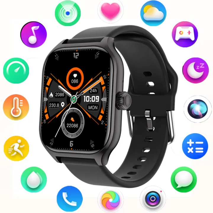 New Private Model H16 Smart Watch mart watch Heart Rate Blood Pressure ...