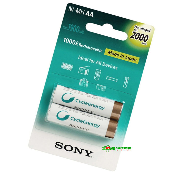 Sony Cycle Energy AA Rechargeable Battery 2000mAh Ni-MH (2 pcs) | Daraz ...
