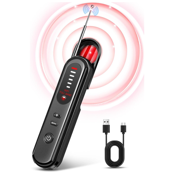 Hidden Camera Detectors Portable Wireless Bug Anti- Detectors +4 Modes ...