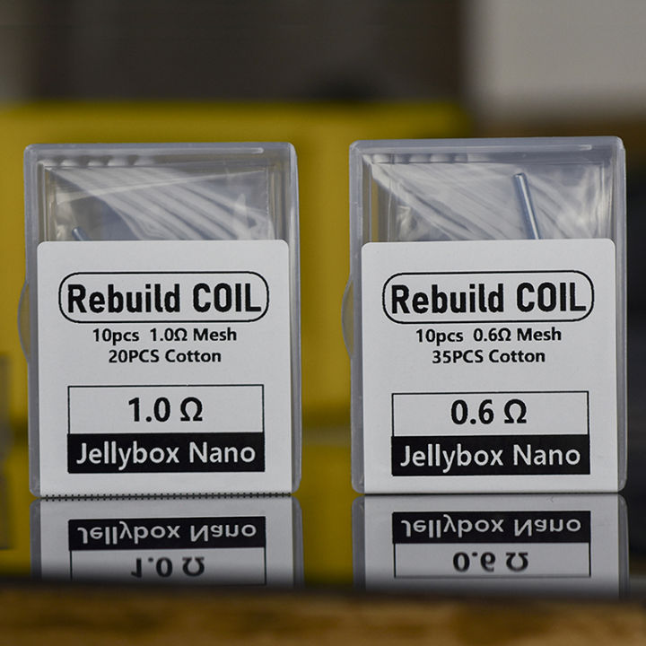 DIY Tool Rebuild Kit Mesh Coil Resistance Wire 0.6/1.0ohm For Jellybox ...