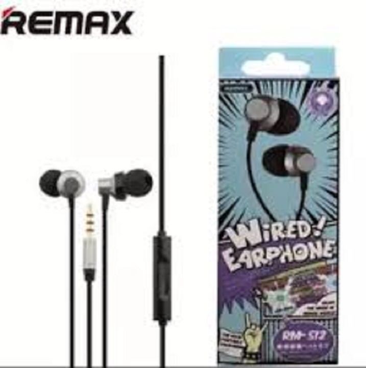 Remax Rm-512 Wire Controlled Earplug Type Earphone | Daraz.com.bd