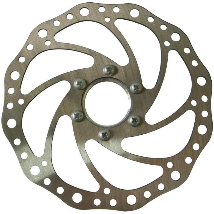 1 Piece High Strength Bike Brake Disk Plate Flange Type Threaded Disc ...