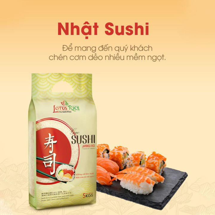 Lotus Sushi Rice 5Kg | Daraz.com.bd