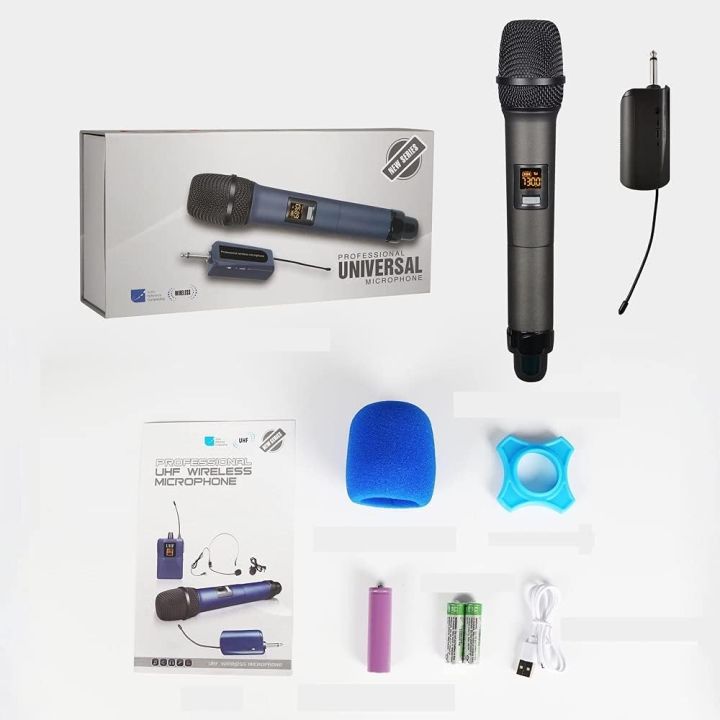 Professional Uhf Wireless (W-14) Karaoke LCD Receiver System Strong ...