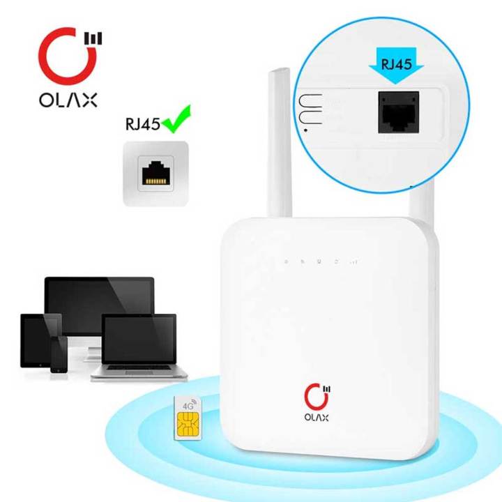OLAX AX6 PRO 4G WiFi Router 4000mah Battery Gigabit Ethernet Port 4G ...