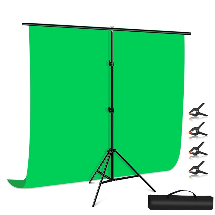 PULUZ 2x2m T-Shape Photo Studio Background Support Stand Backdrop ...