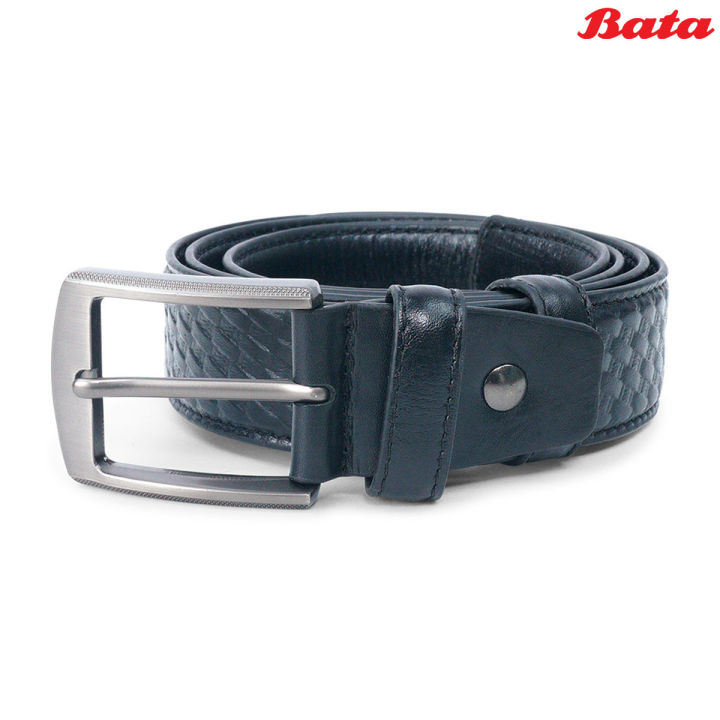 Bata Black Color leather MENS BELT | Daraz.com.bd