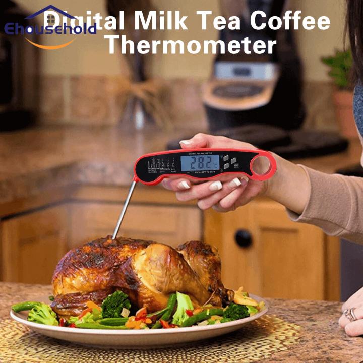 Meat Thermometer Foldable Digital Barbecue Thermometer Meter | Daraz.com.bd