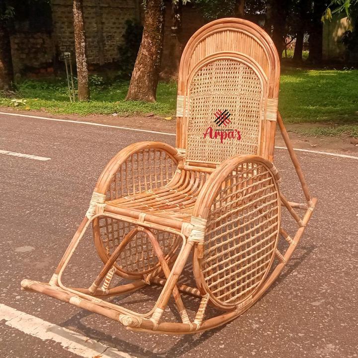 Rattan Made Rocking Chair for Adults | Daraz.com.bd