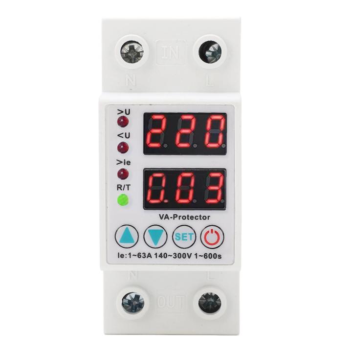 Voltage Current Protector, Over Under Voltage Protector Digital Display ...