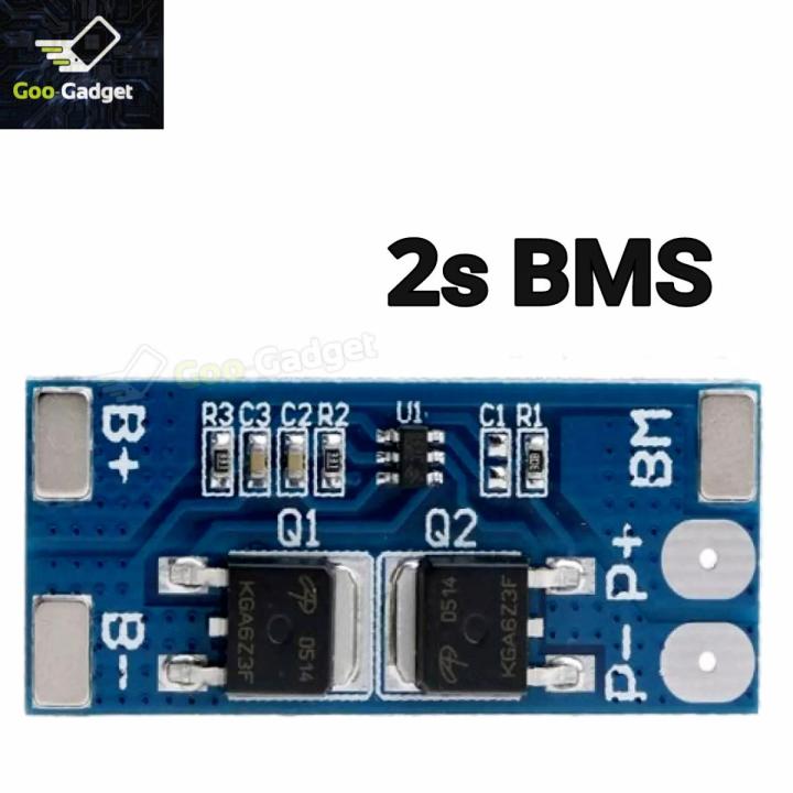 2S BMS Module 8A Li-ion 7v to 8V Current Battery Protection Board For ...