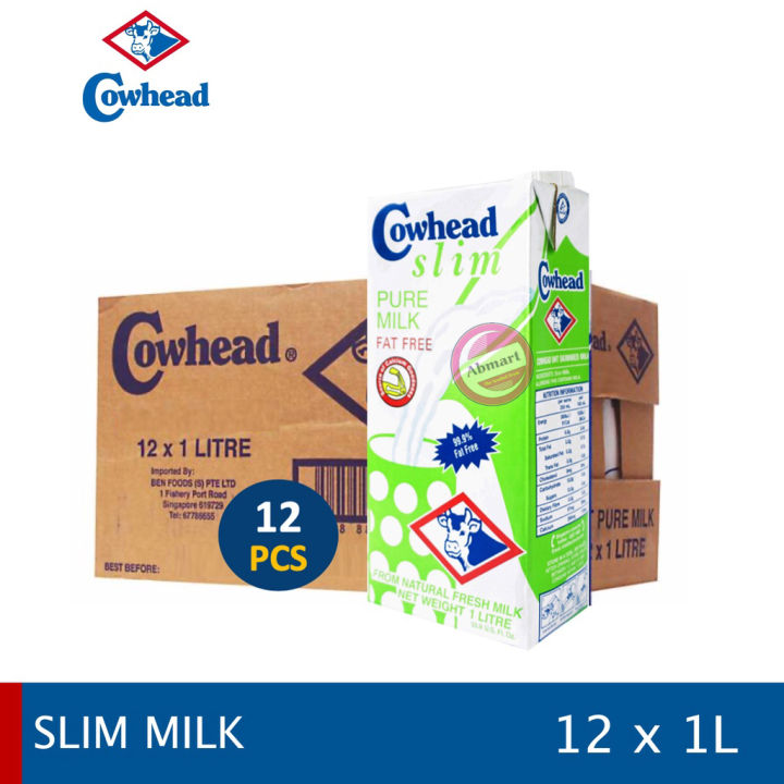Cowhead Slim Milk 1L x 12 | Daraz.com.bd