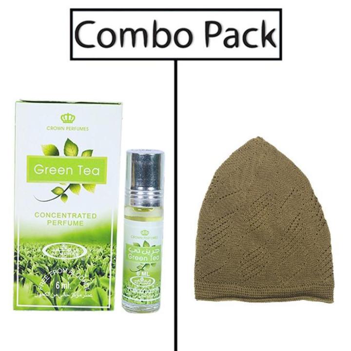 Combo of Al-Rehab Green Tea Attar and Ash Tupi | Daraz.com.bd