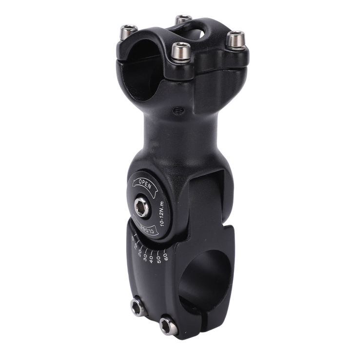 LeBycle Bike Handlebar Stem Riser Alloy Hollow Adjustable 25.4x90mmV ...