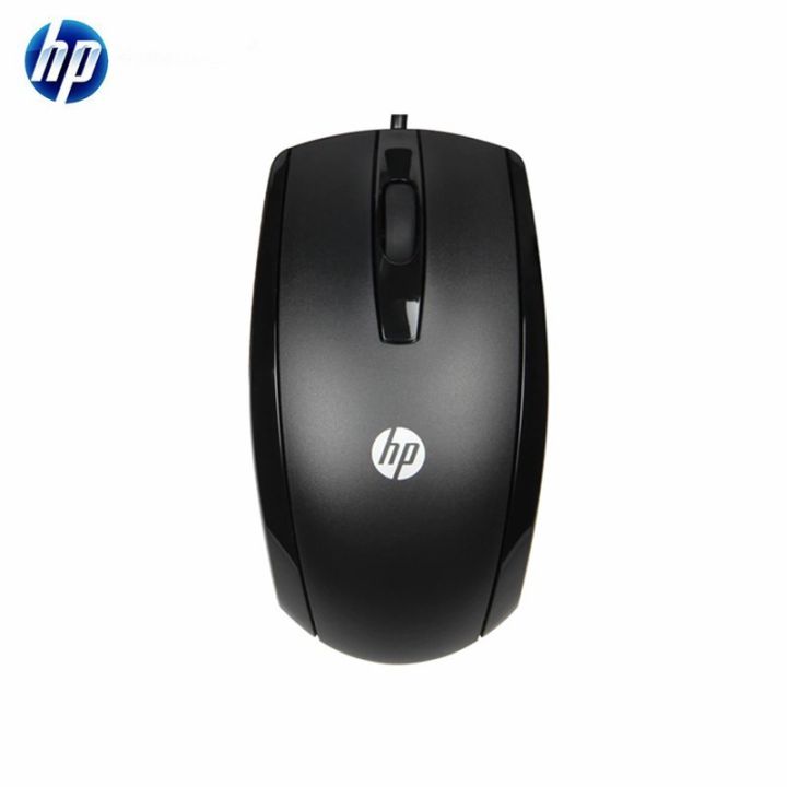 HP X500 Optical Wired USB Mouse Black 3 Buttons Windows XP Vista 7 8 10 ...