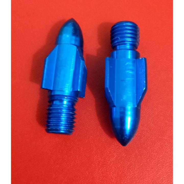 Bulet screw For Motorcycle looking glass. Blue | Daraz.com.bd