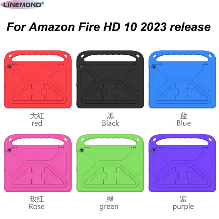 Kids Safe Handle Stand Tablet Cover For Amazon Fire HD 10 HD10 13th Gen ...