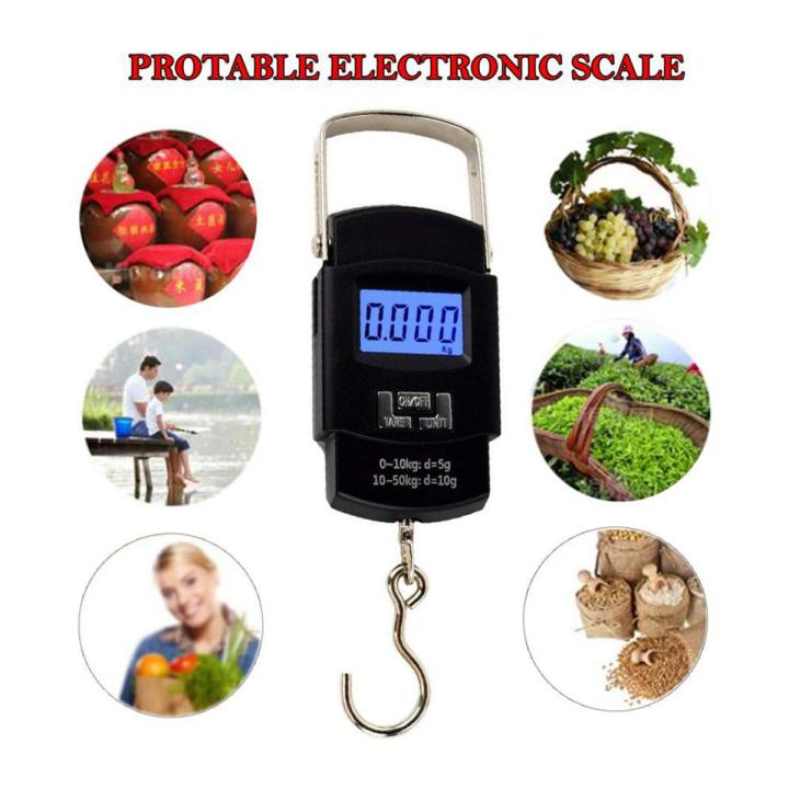 Portable Electronic Scale - Digital Weight Machine 50kg | Daraz.com.bd