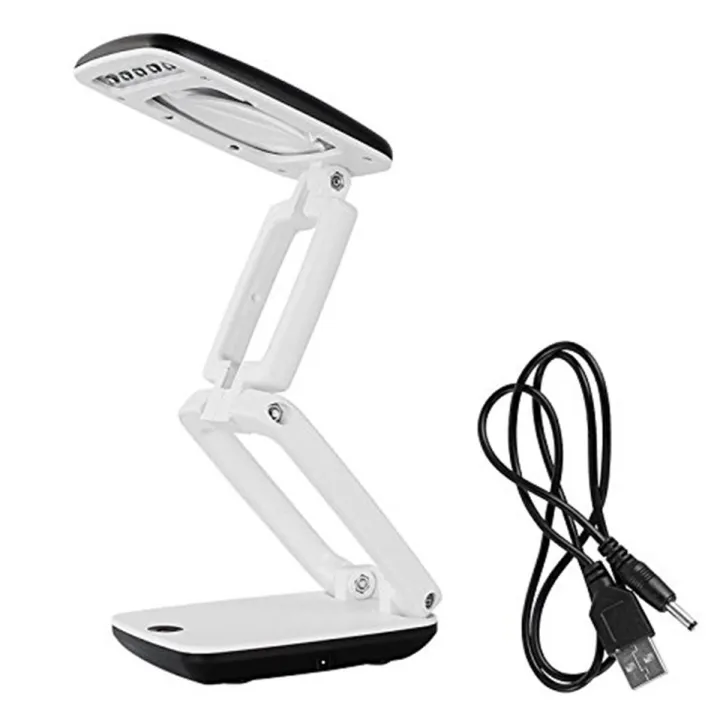 Lighted Desk Magnifying Glass Lamp with Light on Stand Led Portable ...
