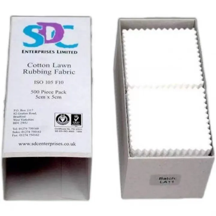 ISO Crocking Cloth SDC (5x5cm) (Rubbing Cloth) | Daraz.com.bd