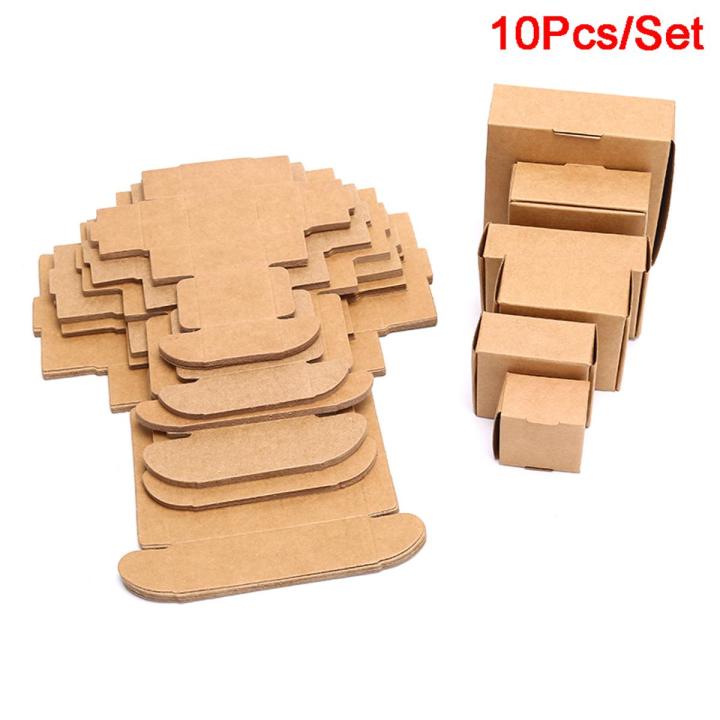 Loveshopping* 10Pcs/Set Kraft Paper Cube Box Wedding Favor Candy Gift ...