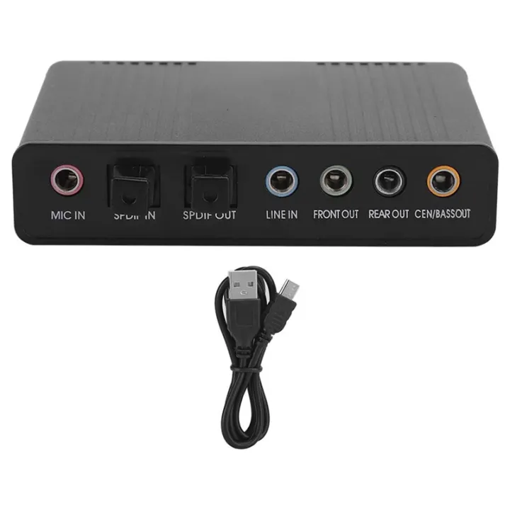 1Set External Sound Card Digital Playback Digital Recording Mode ...