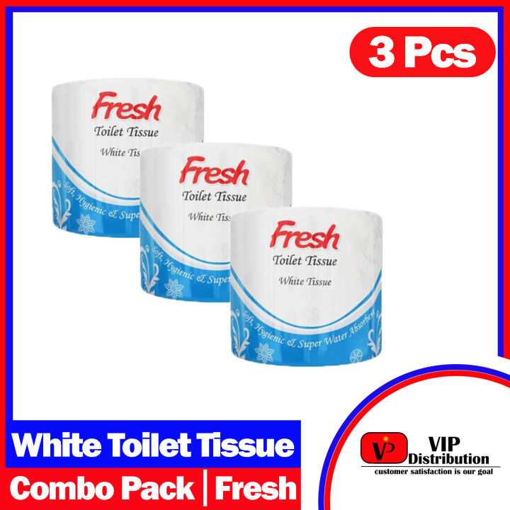 Fresh Toilet Tissue White - 3 Pack | Daraz.com.bd