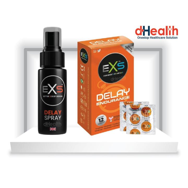 EXS Delay Spray & Delay / Extra time Condom | Daraz.com.bd
