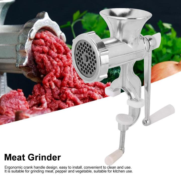 Manual Meat Grinder Meat Mincer Grinding Machine with Crank Handle ...