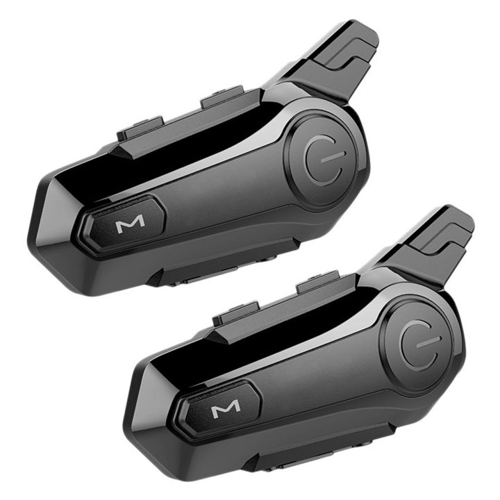 2X Motorcycle Wireless Helmet Intercom Outdoor Riding Bluetooth Headset ...