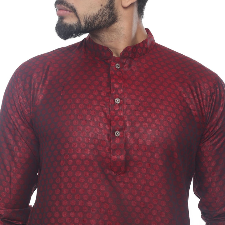 Fashionable Semi Long Panjabi for Men | Daraz.com.bd
