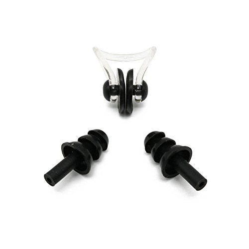 Ear Plugs And Nose Clips - Black | Daraz.com.bd