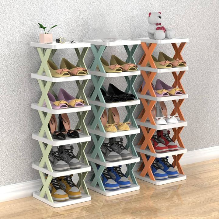 Shoe rack 5 Tier Stackable Shoes Organizer Flexible Space Saving ...
