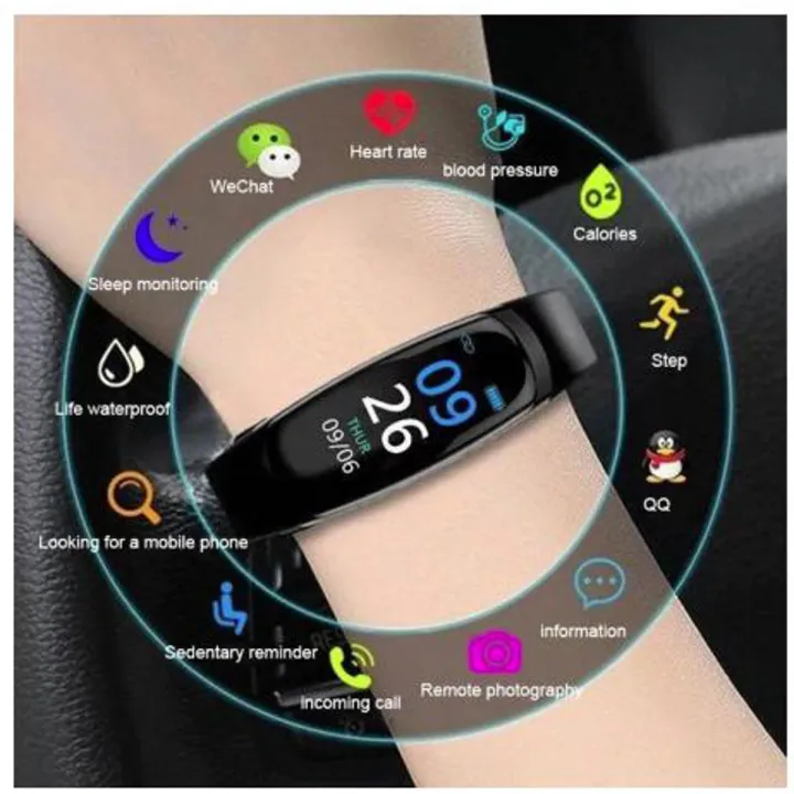 M3 Plus Smart Band Color Monitor Waterproof Heart Rate Monitor | Daraz ...