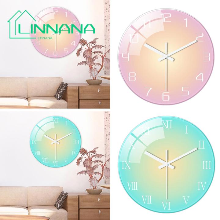 Radio Controlled Wall Clock Modern Silent Wall Clock Easy to Read ...