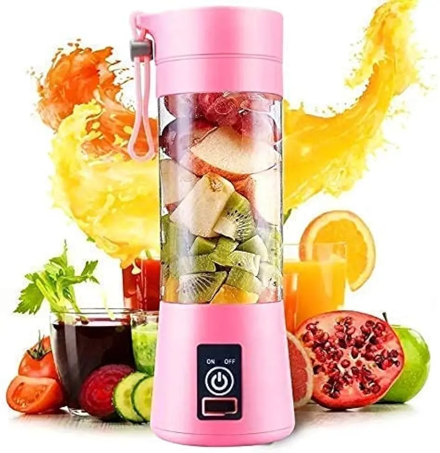 Mini Usb Rechargeable Portable Electric Fruit Juicer - Smoothie Maker ...